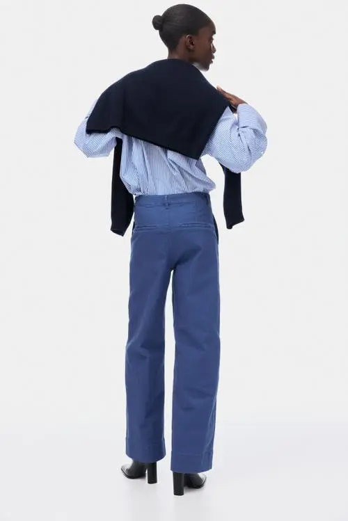 H&m Cotton Canvas Trousers