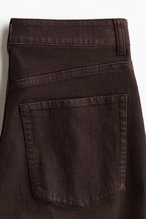 H&M Bootcut High Rise Jeans - Dark Brown