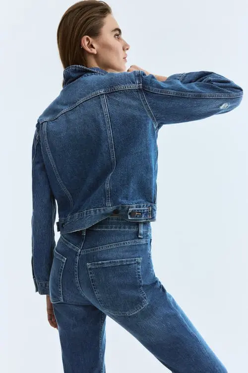 H&m Bootcut High Jeans - Denim Blue