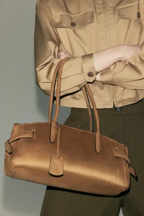 H&m Shoulder Bag With Magnetic Fastener