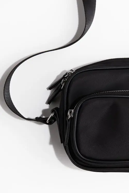 H&m Twill Crossbody Bag With Adjustable Shoulder Strap