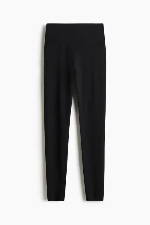 H&m Softmove™ Lycra® Sport Yoga Leggings - Black
