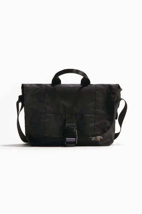 H&m Crossbody Bag With Top Handle And Adjustable Shoulder Strap - Black