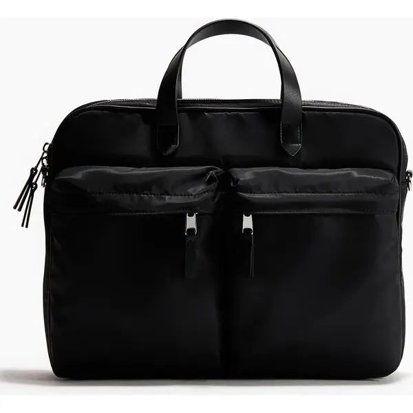 H&m Briefcase With Top Handles And Detachable Strap - Black