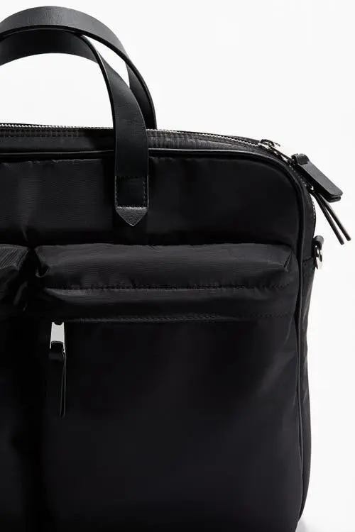 H&m Briefcase With Top Handles And Detachable Strap