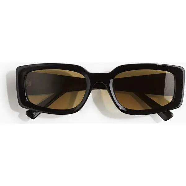 H&m Polarised Square Frame Sunglasses - Black