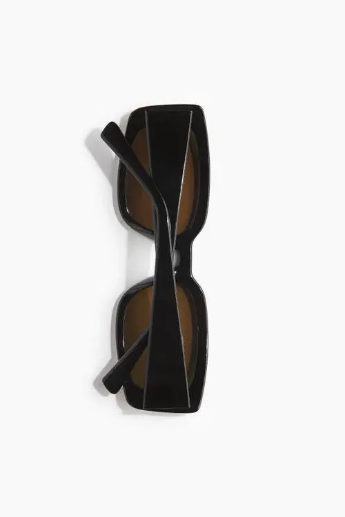 H&m Polarised Square Frame Sunglasses - Black