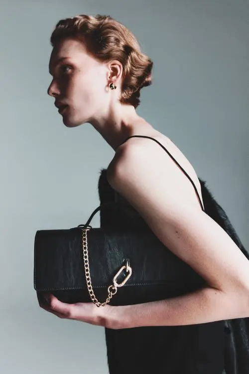 H&m Rectangular Crossbody Bag With Chain Detail