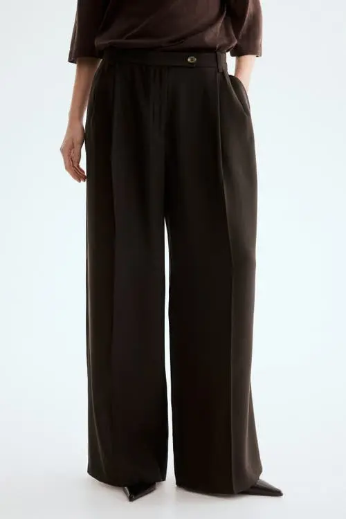 H&M Tailored Wide-leg Trousers