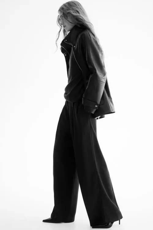 H&M Tailored Wide-leg Trousers
