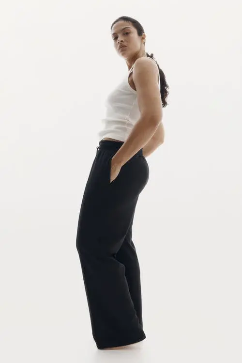 H&m Wide Crease-front Joggers
