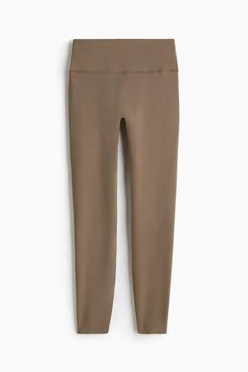 H&M Softmove Sports Leggings - Mocha