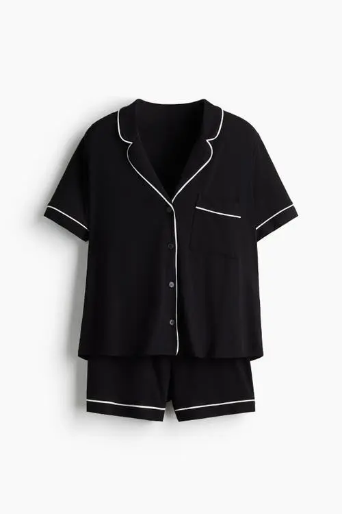 H&m Viscose-blend Pyjamas - Black