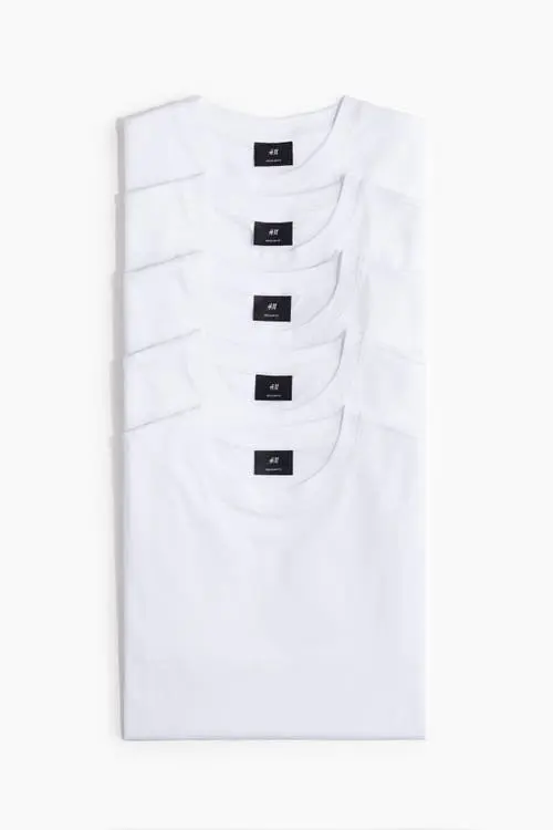 H&M 5-pack Regular Fit T-shirts