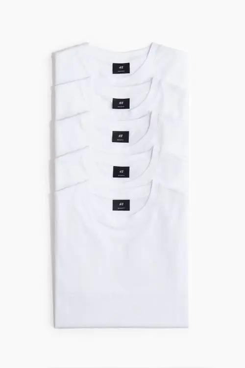 H&M 5-pack Regular Fit T-shirts