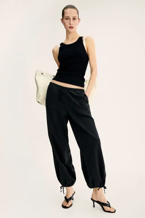 H&m Balloon-leg Denim Trousers