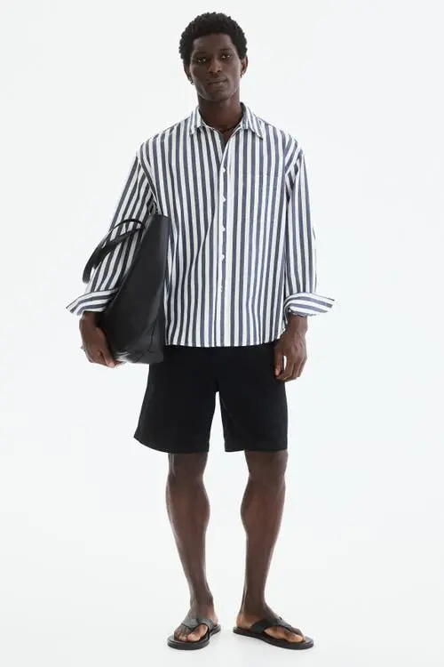 H&M Linen-blend Relaxed Fit Shorts