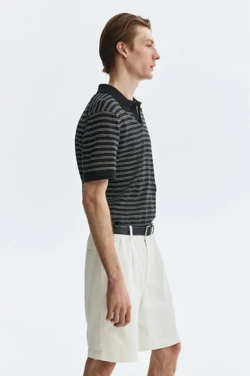 H&m Linen-blend Relaxed Fit Shorts - White
