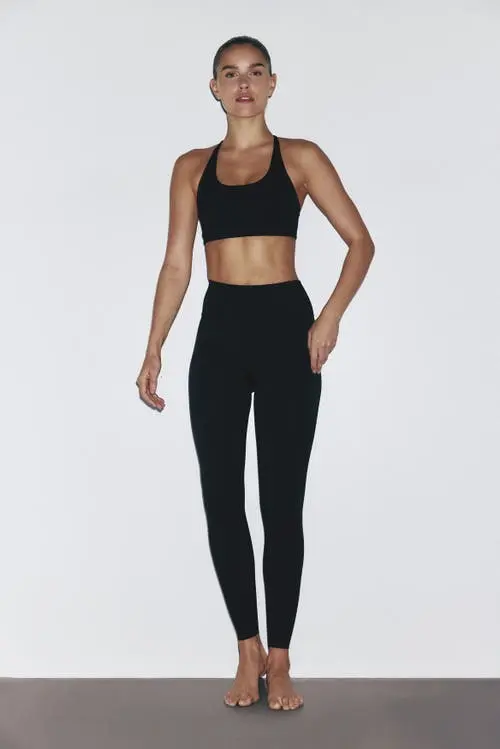 H&M Sculptmove High-waisted Leggings - Black