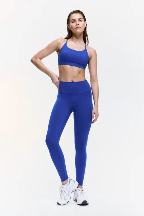 H&m Sculptmove High-waisted Leggings - Cobalt Blue