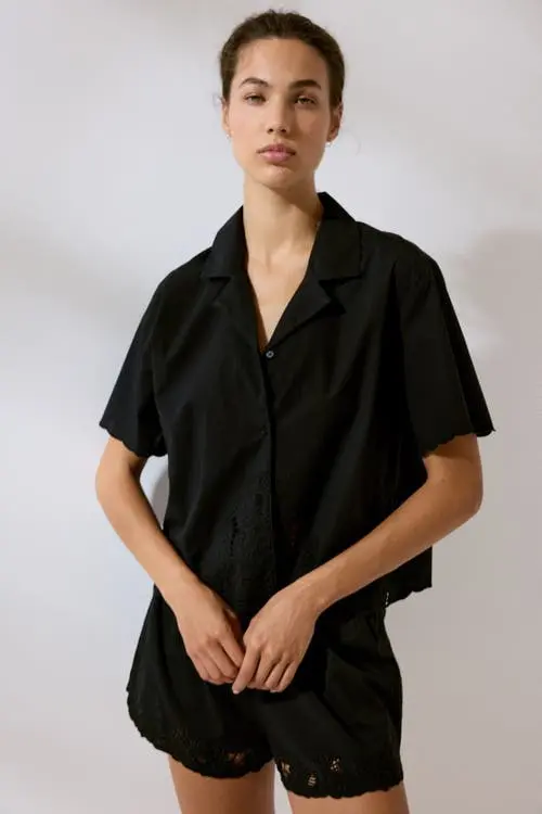H&m Broderie Anglaise Pyjamas - Black
