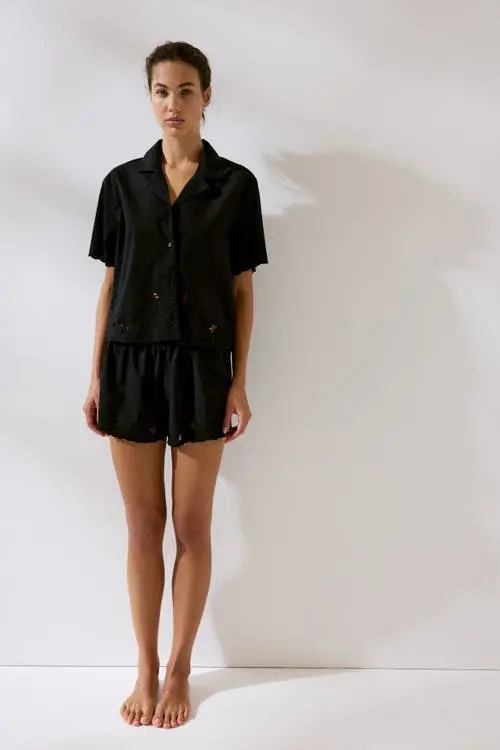 H&m Broderie Anglaise Pyjamas - Black