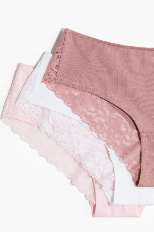 H&m 5-pack Hipster Briefs - Pink/white/black
