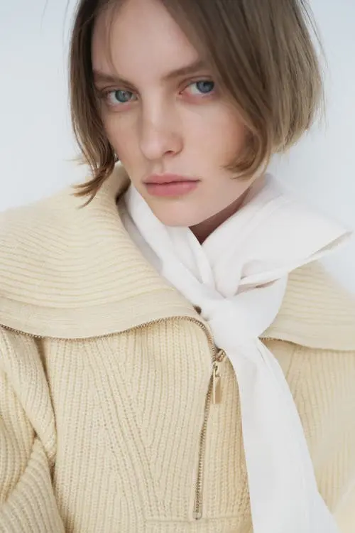 H&m Rib-knit Zip-top Jumper