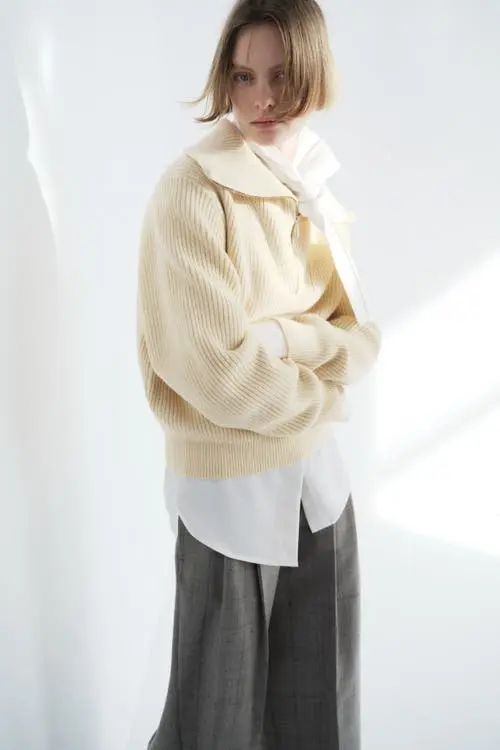 H&m Rib-knit Zip-top Jumper