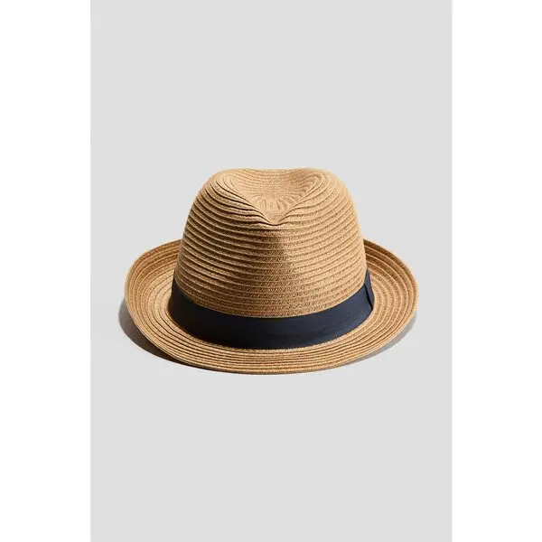 H&m Braided Straw Hat - Beige