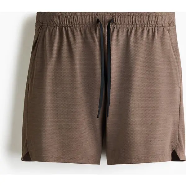H&m Drymove™ Sports Shorts With Drawstring Waist - Light Brown
