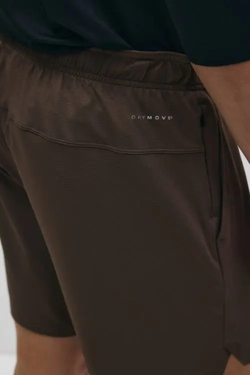 H&m Drymove™ Sports Shorts With Drawstring Waist - Light Brown