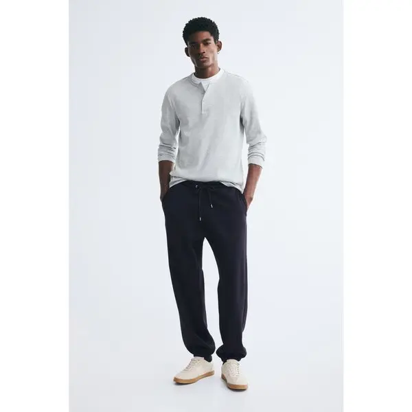 H&M Relaxed Fit Sweatpants - Dark Blue