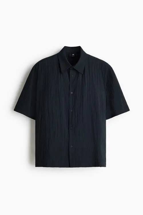 H&m Relaxed Fit Shirt - Black