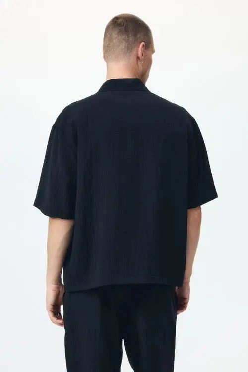 H&m Relaxed Fit Shirt - Black