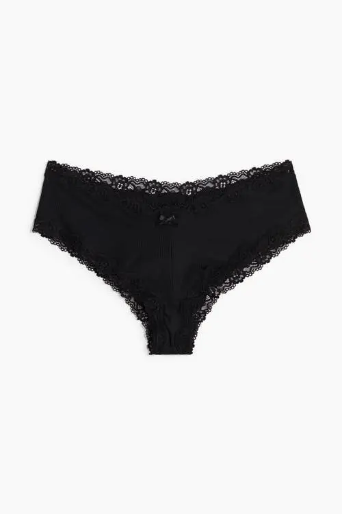 H&m 5-pack Microfiber Hipster Briefs - Black