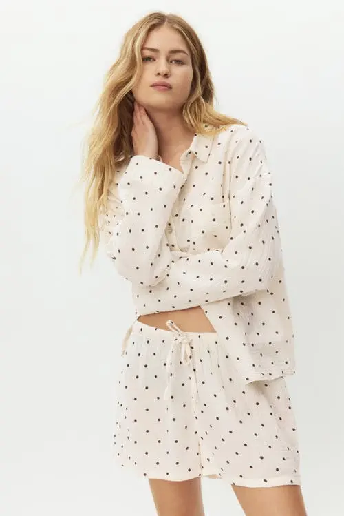 H&M Pyjama Shirt And Shorts