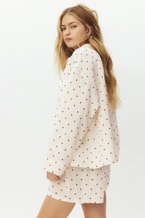 H&M Pyjama Shirt And Shorts