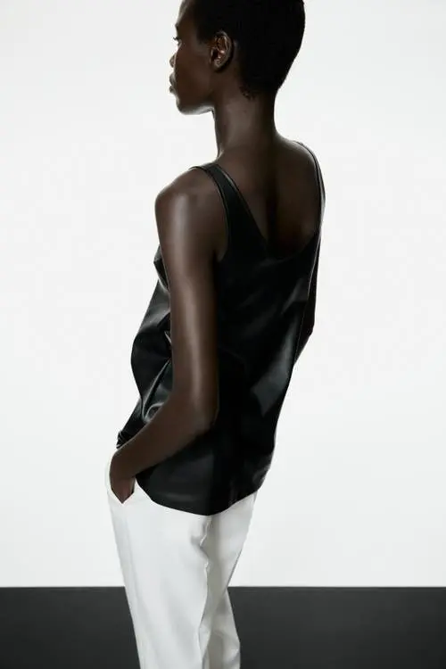 H&m Coated Vest Top