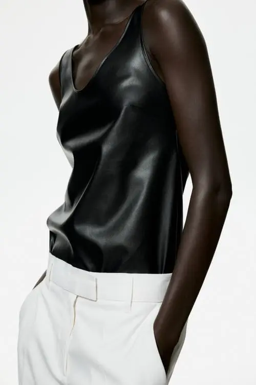 H&m Coated Vest Top