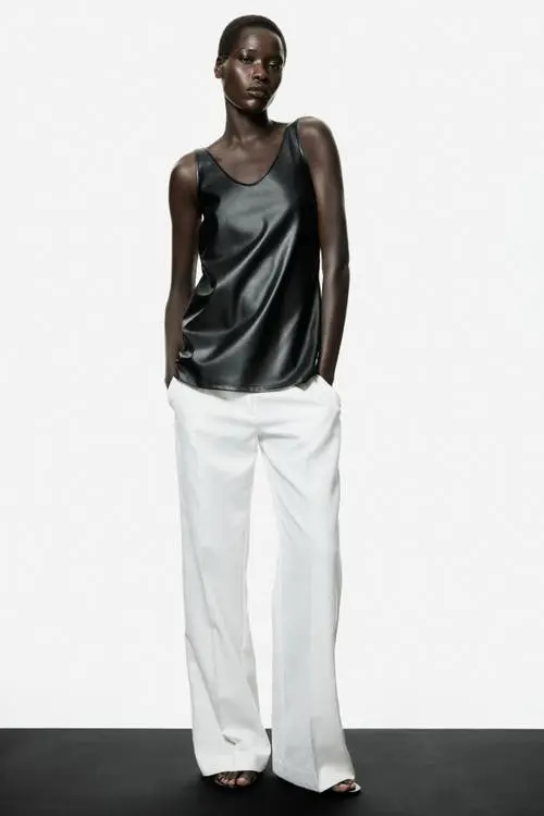 H&m Coated Vest Top