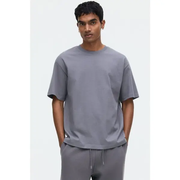 H&M Coolmax® Relaxed-fit T-shirt - Dark Gray