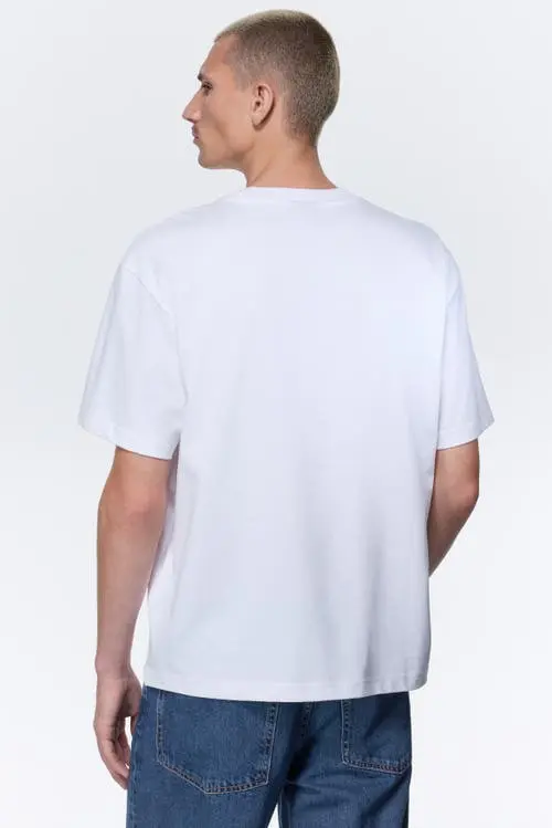H&m Coolmax® Relaxed Fit T-shirt - White