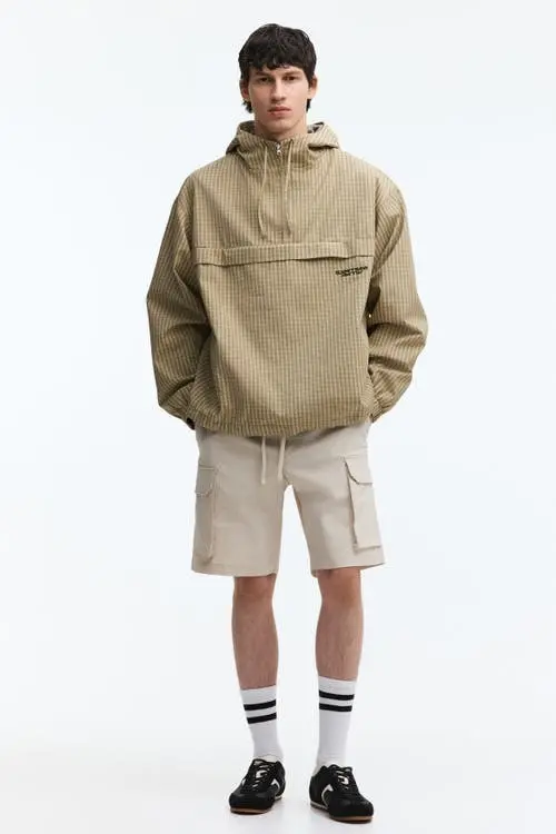H&m Regular-fit Cargo Shorts - Light Beige