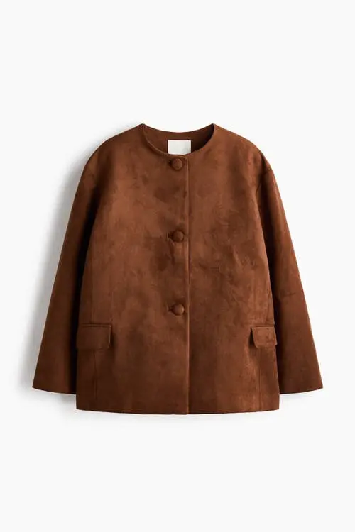 H&m Collarless Jacket