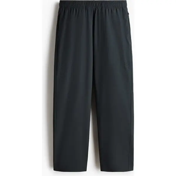 H&m Regular Fit Track Pants With Drymove - Dark Gray