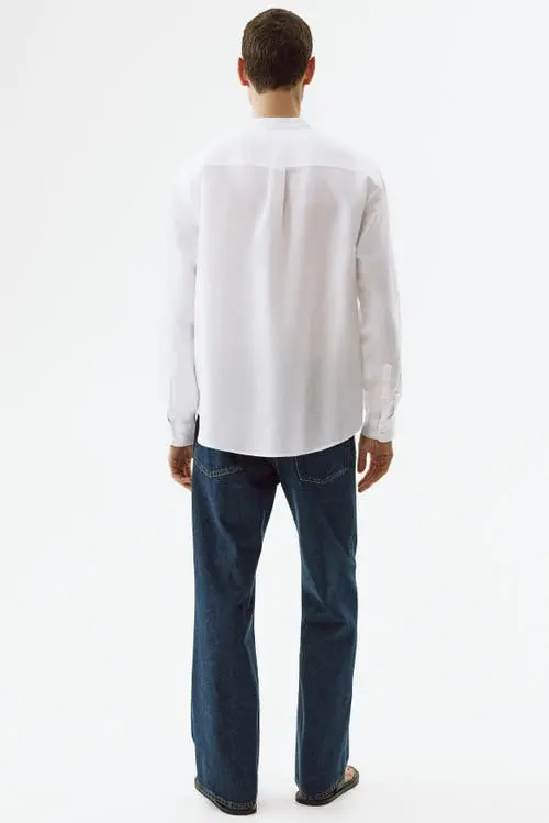 H&m Relaxed Fit Linen-blend Shirt