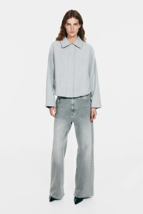 H&M Collared Bomber Jacket