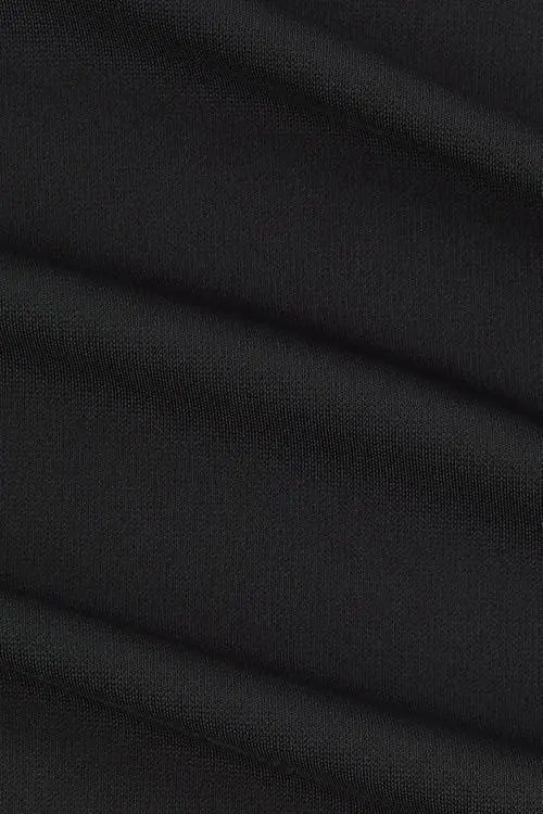H&m Draped Mini Dress With Stand Collar