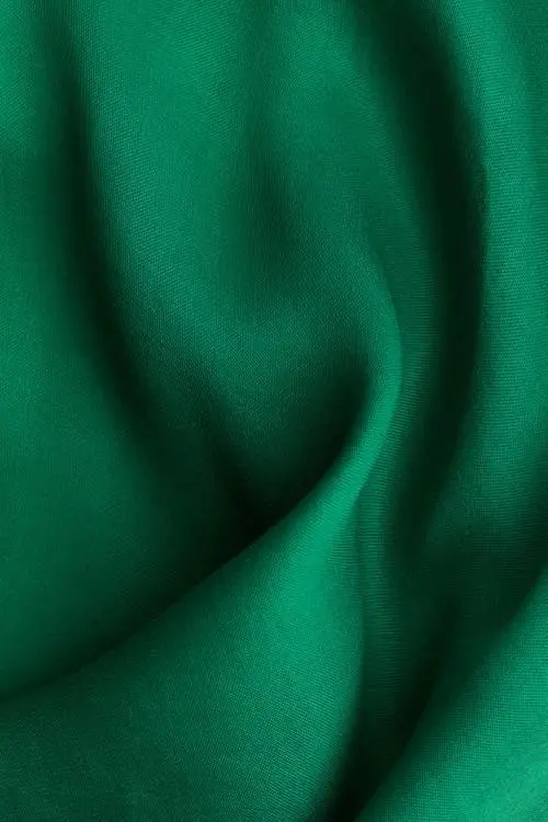 H&M Flared Satin Mini Dress With Diagonal Seam